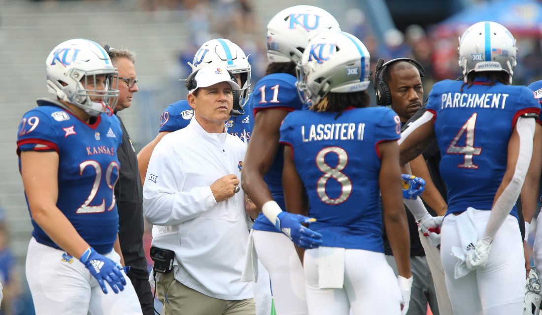 Kansas football coach Les Miles says KU’s QB race has yet to begin ...